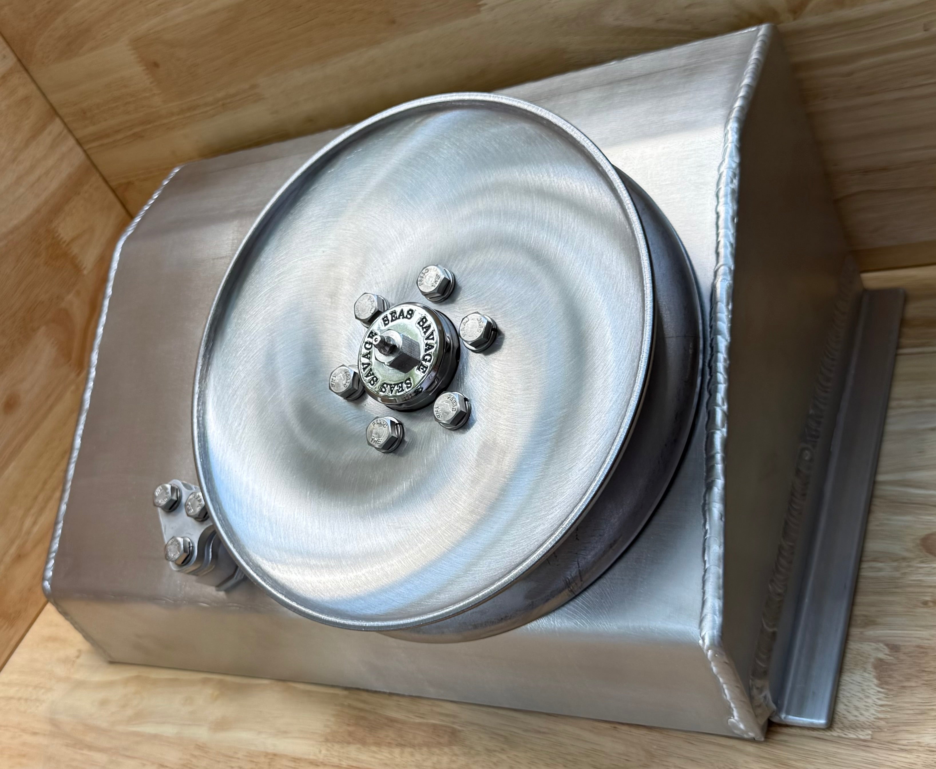 10" Class1 Electric Sidewinder Pot Hauler w/ Stainless Steel Discs, Al ...